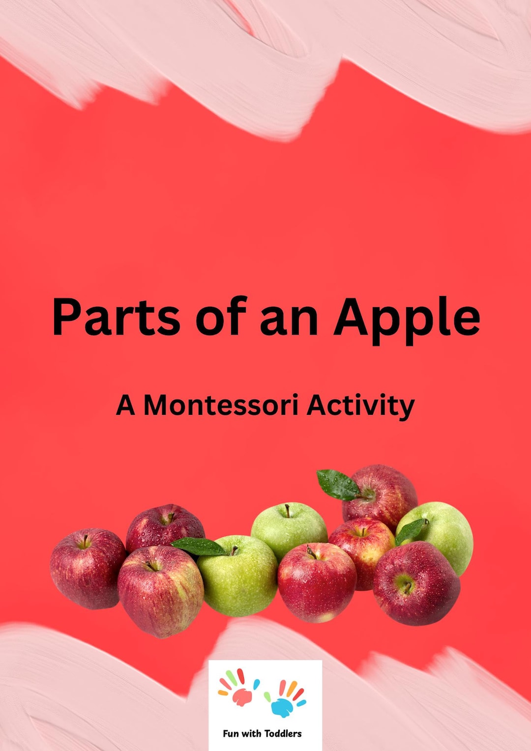 Montessori Parts of an Apple Printable - Interactive Apple Anatomy ...
