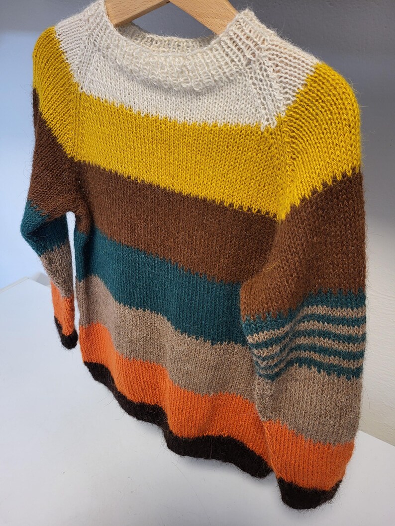 Knitted Kids Sweater, Children, Boy, Girl, Handmade, One of a Kind - Etsy