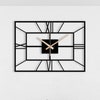 Compass Metal Wall Clock, Decorative Living Room Clock, Wall Art for ...