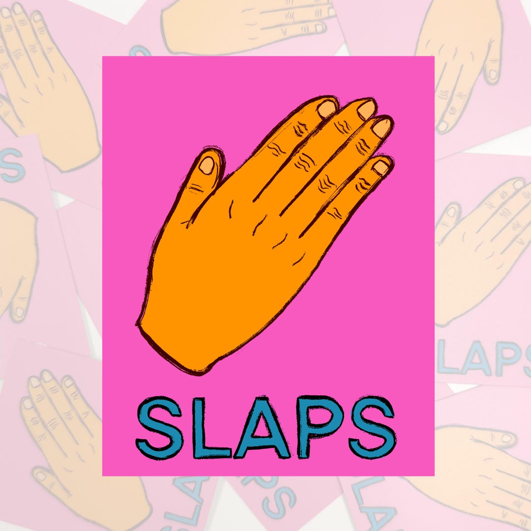 Slaps Vinyl Sticker | Slap Matte Gloss Sticker for Laptop Water Bottle ...