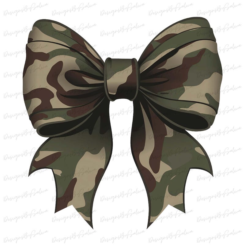 Camo Cheer Bow - Etsy