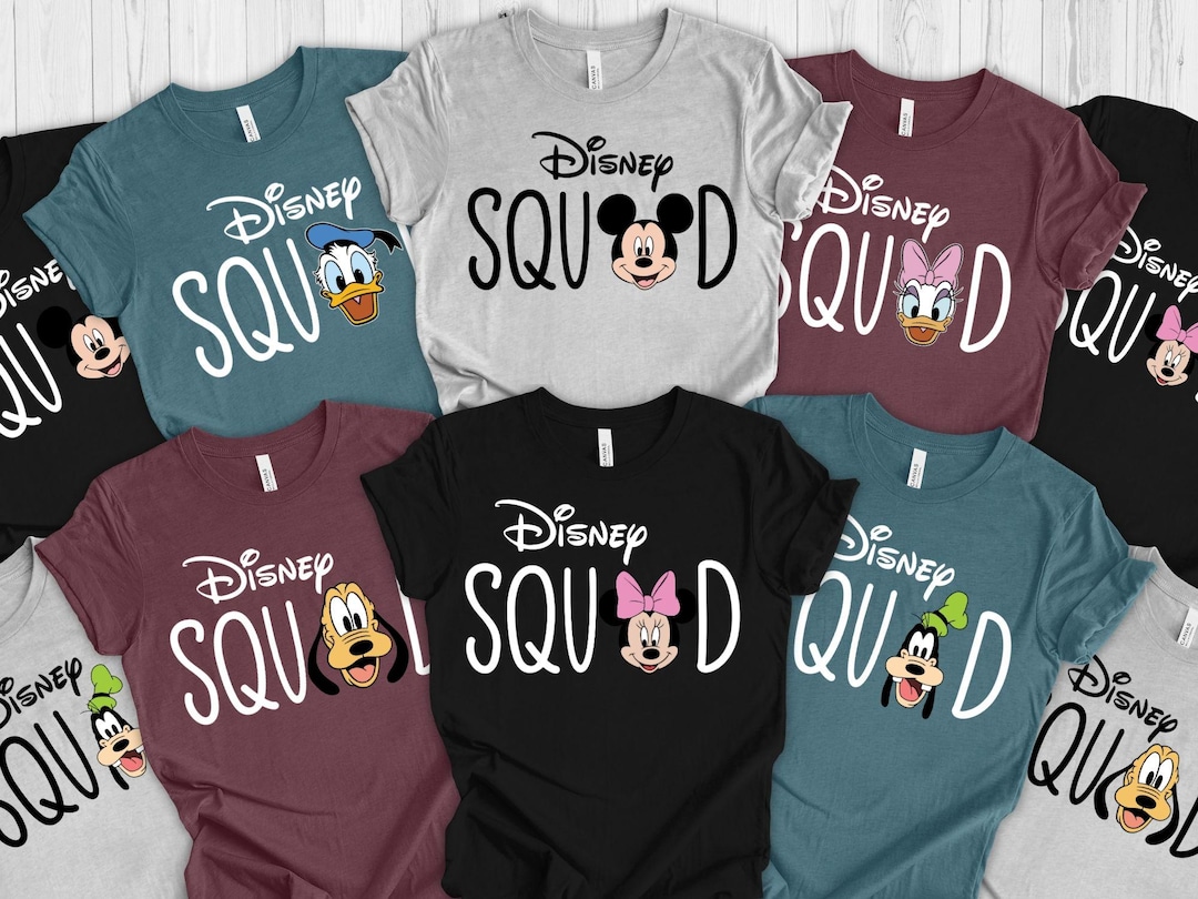Custom Squad Shirt, 2025 Disney Family Shirt, Disney Squad Shirt ...