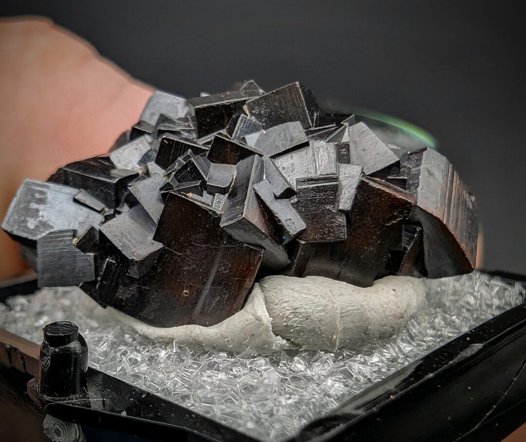 Goethite After Pyrite Pseudomorph Thumbnail, From Pelican Point, Utah ...