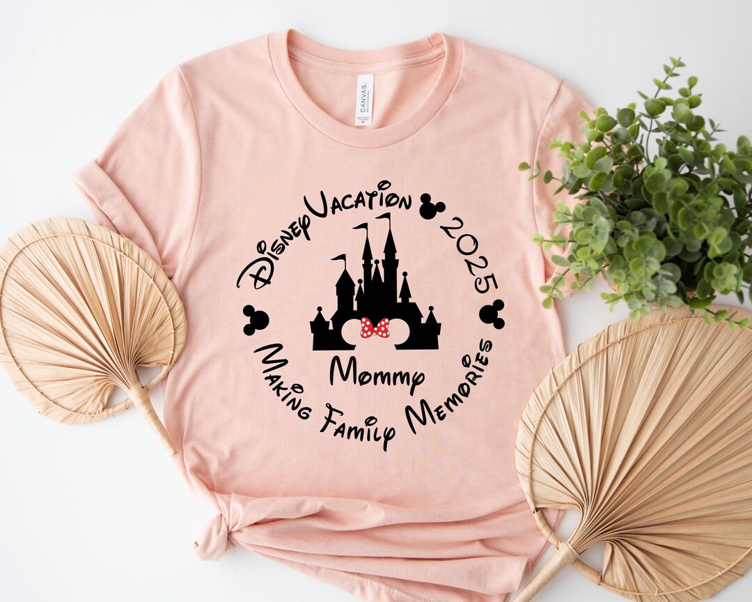 Custom Disney Family Vacation 2025 Shirt,disney Trip Shirt,disneyland Shirt,disney Character ...