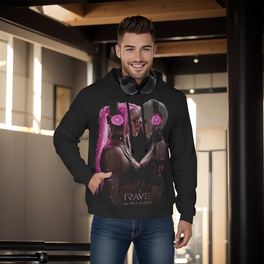 Cyberpunk Kiss Techno Rave Festival Outfit Berlin Clubbing Thicken ...