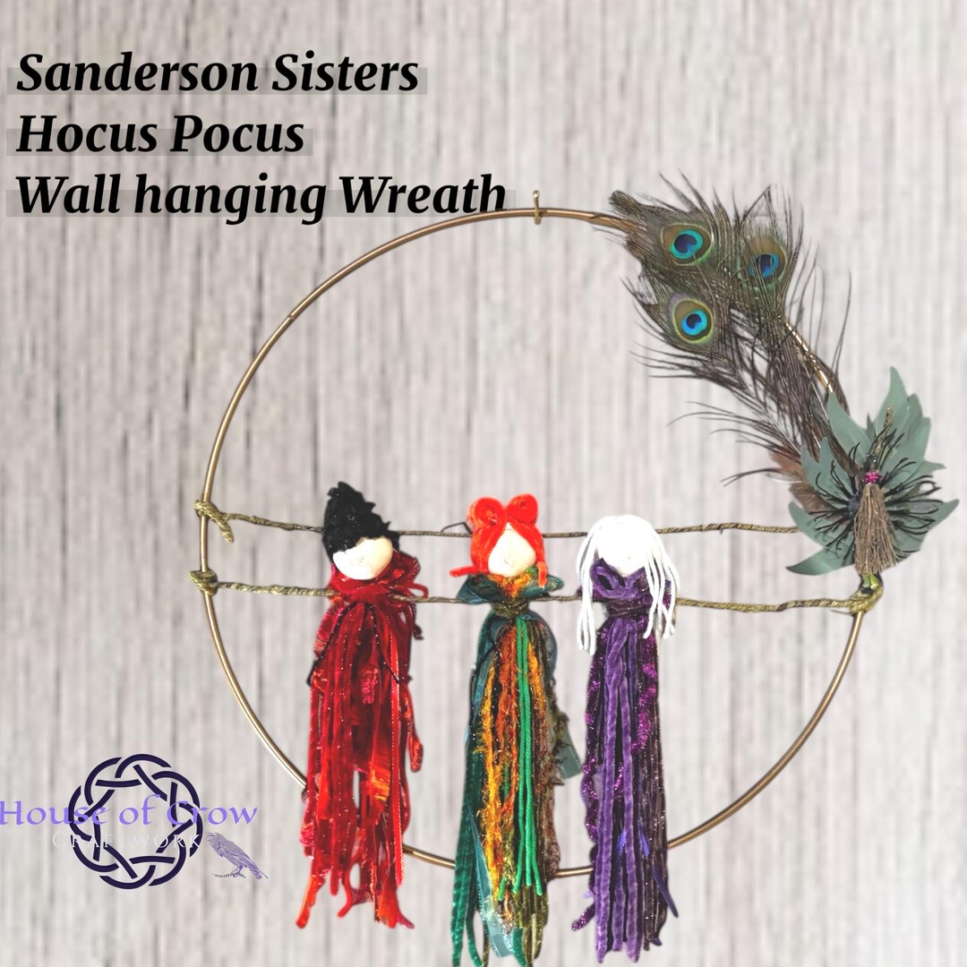 Sanderson Sisters Hocus Pocus Wreath / Wall Hanging - Etsy