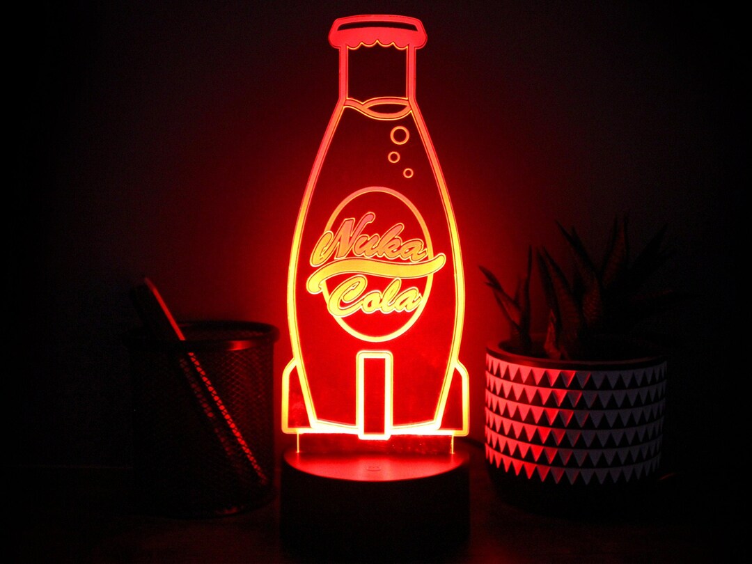 Nuka-cola Themed Desk/night Light Colour Changing RGB Light Gaming ...