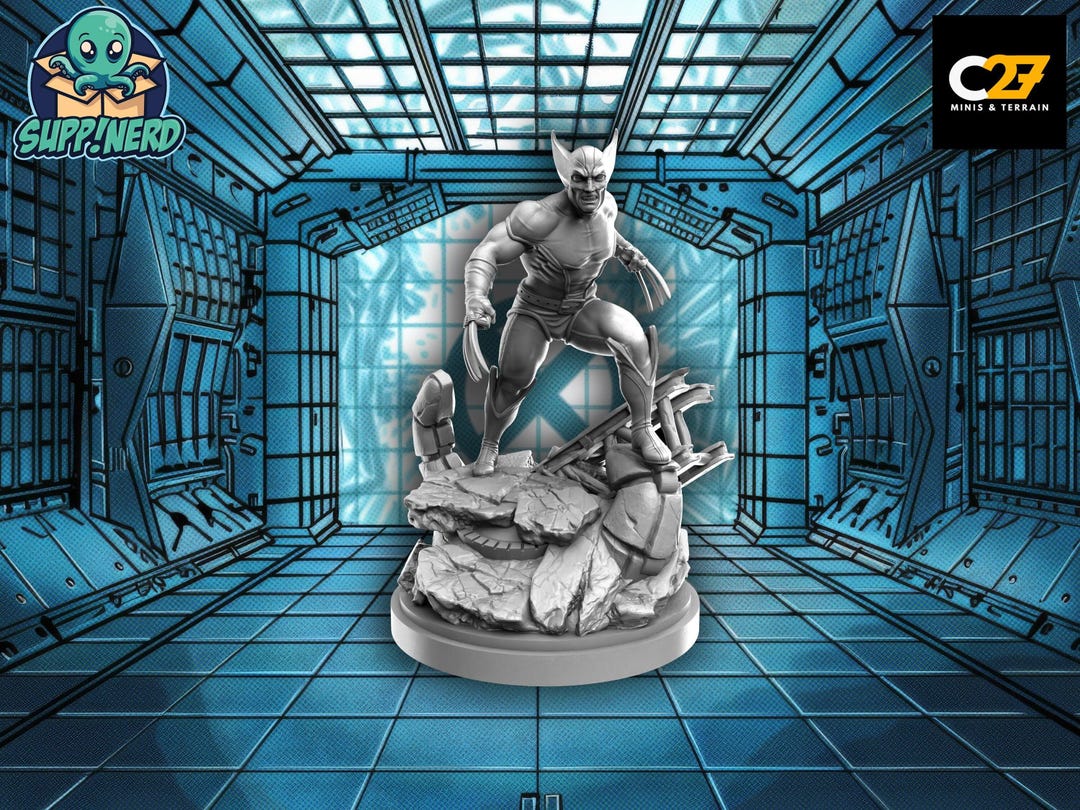 Wolverine MCP Crisis Protocol Proxy-alternative 40mm Scale Miniature ...