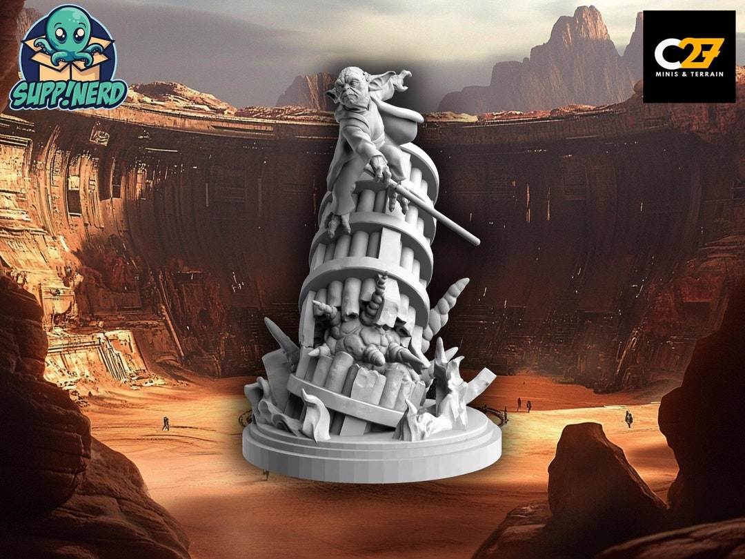Yoda Star Wars Legion Proxy Shatter Point Proxy 32mm-40mm Scale 3d ...