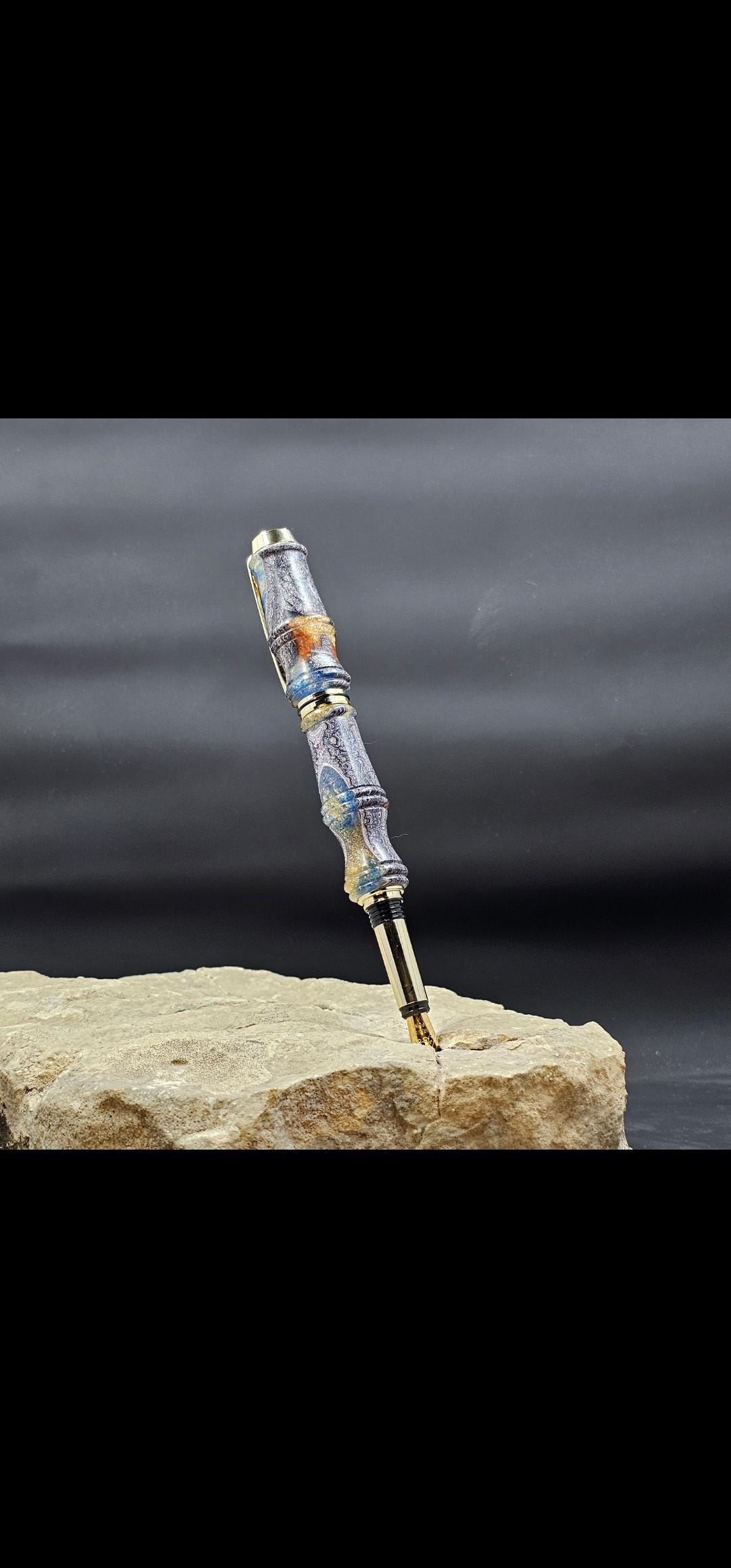 Dragonscale Kenworth Fordite Hybrid Jr. Gentleman Fountain Pen - Etsy