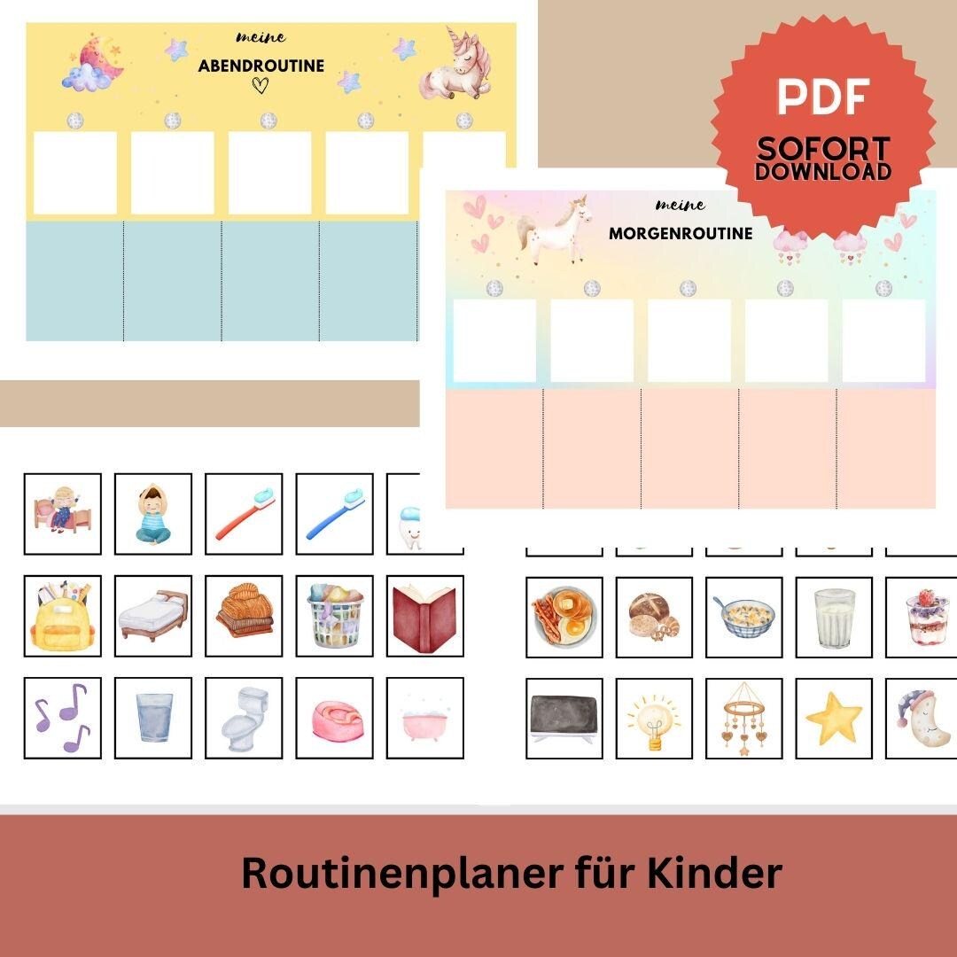 Routine Plan / Routine Board / Planner for Children, Morning Routine ...