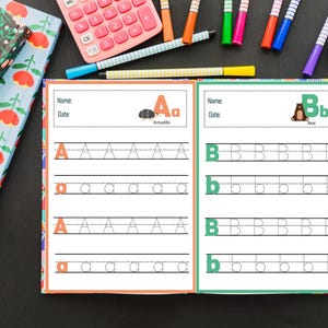 A-Z Alphabet Tracing Worksheet | Handwriting Practice for Kids ...