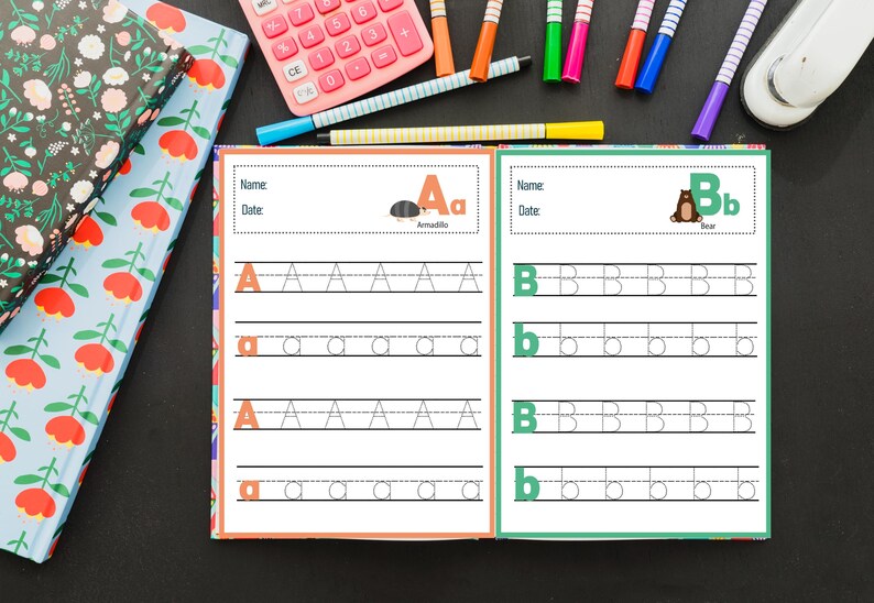A-Z Alphabet Tracing Worksheet | Handwriting Practice for Kids ...