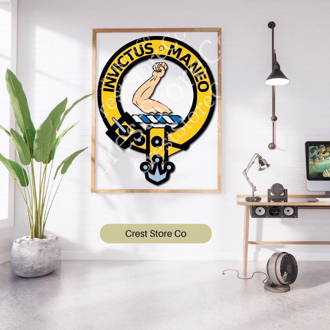 Armstrong Family Crest, Digital Download, Shields, Surnames, Ancestry ...