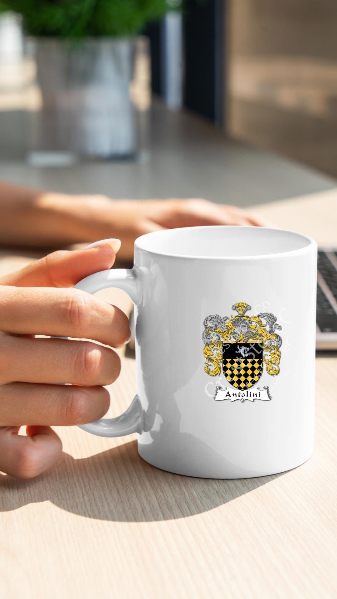 Antolini Family Crest, Digital Download, Shields, Surnames, Ancestry ...