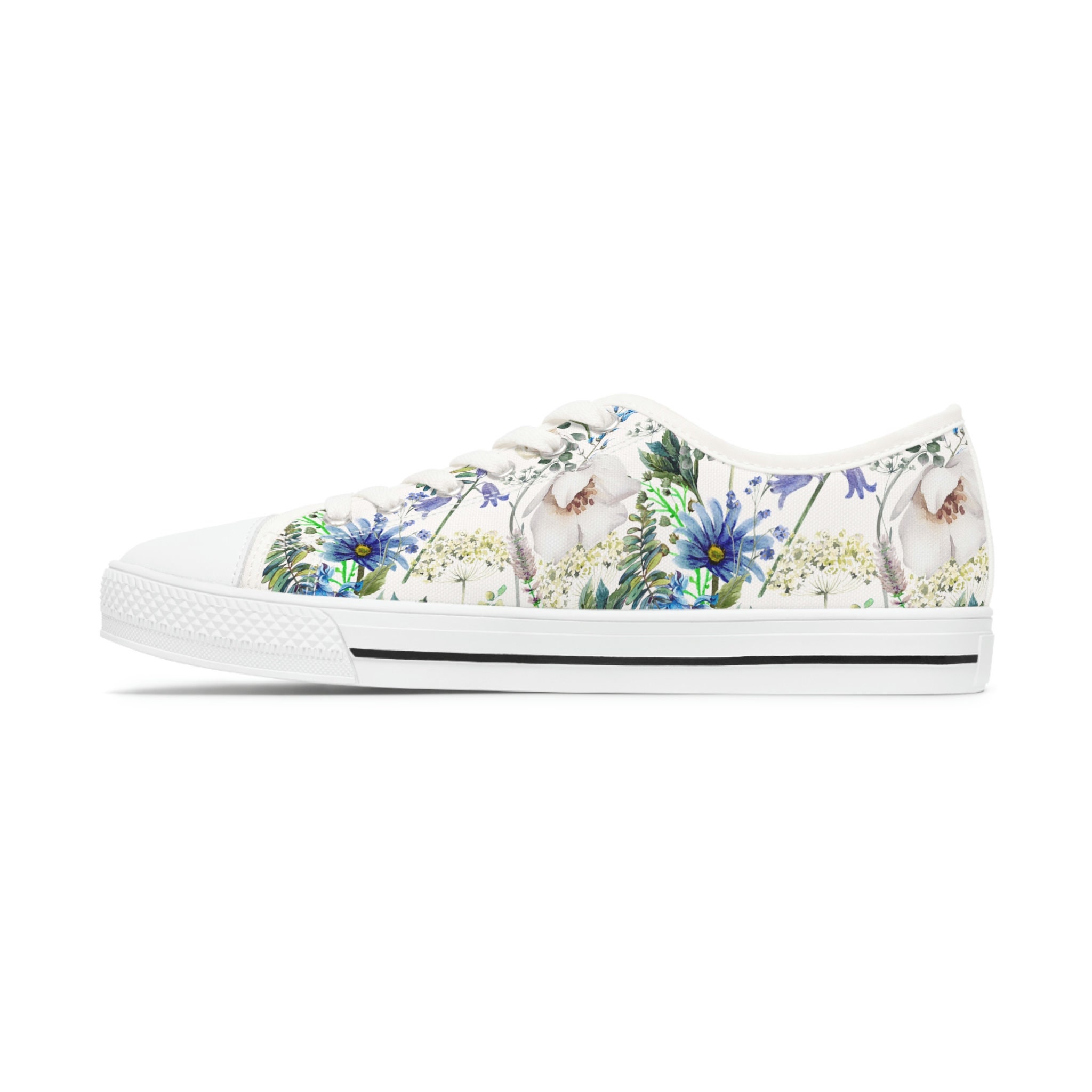 Wildflower-low Top Tennis Shoe-canvas-womens-flower-sneaker-converse ...