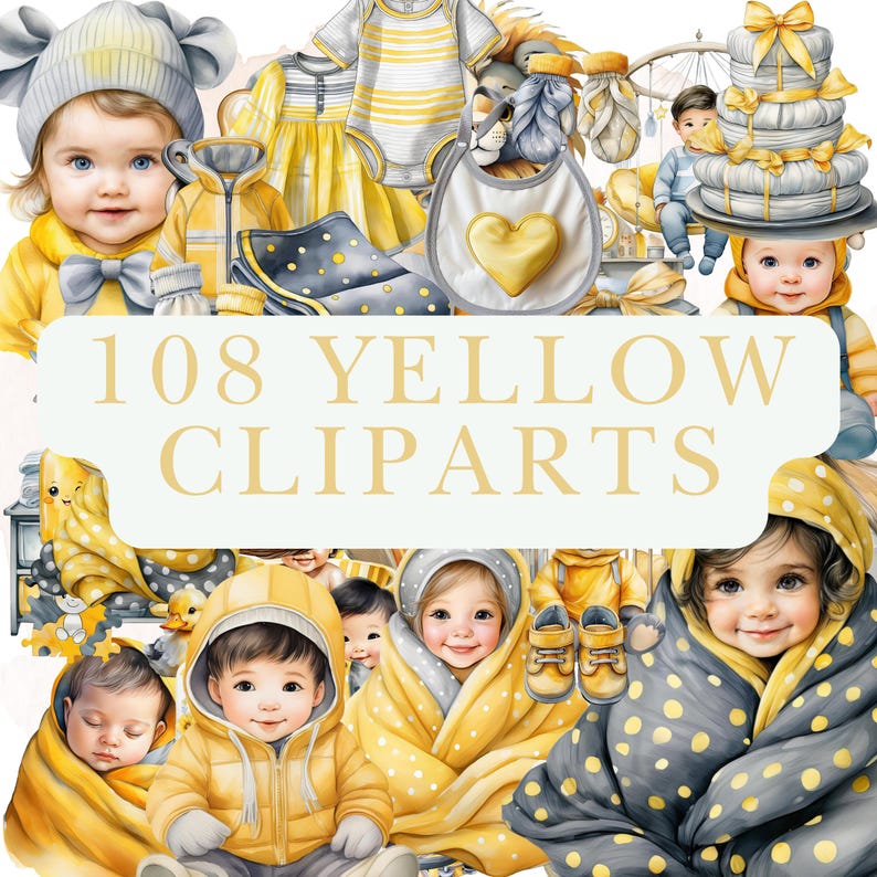 463 High-resolution Baby Clipart Bundle | Commercial Use PNG Graphics ...