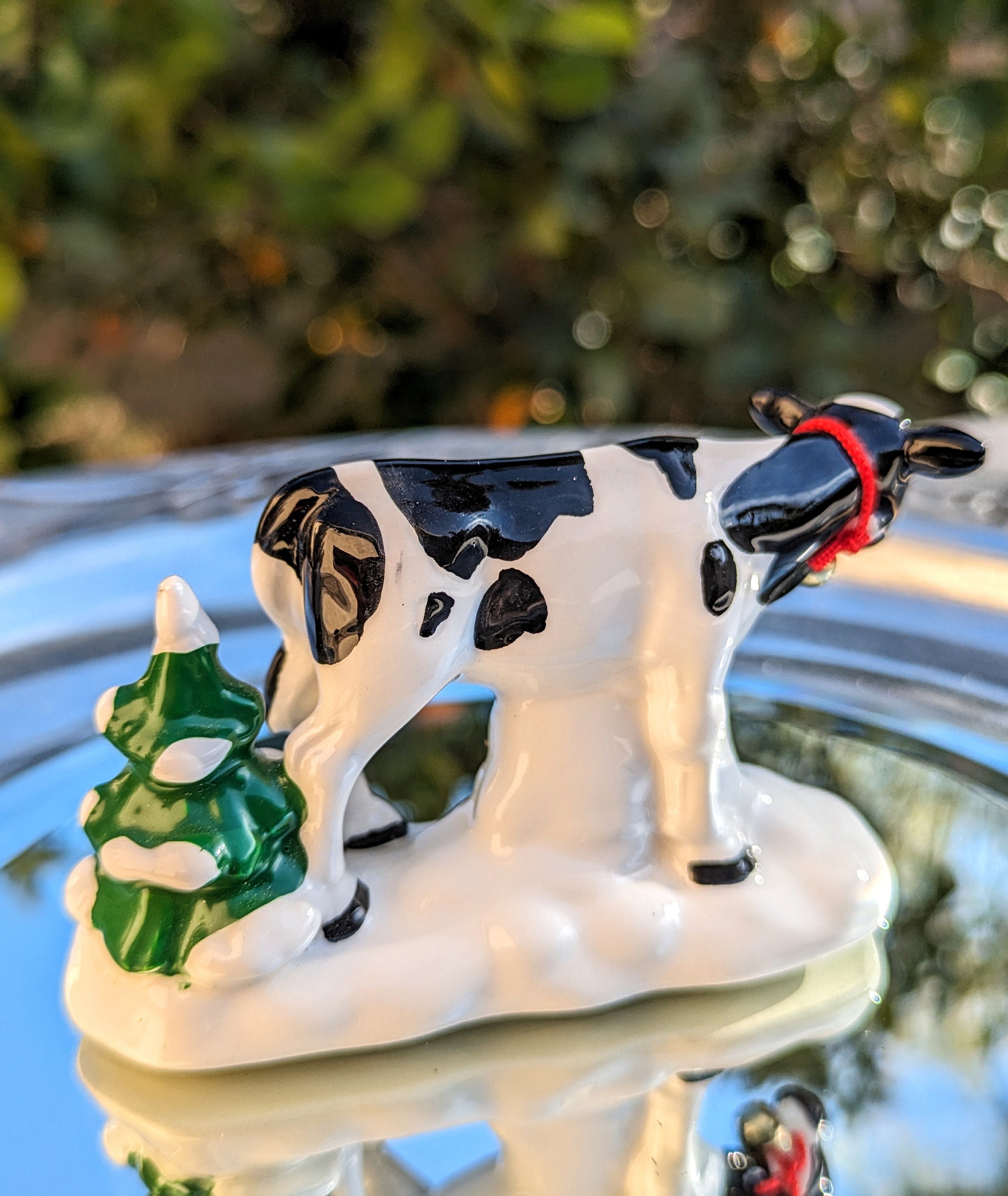 Dept 56 Dairy Calf-ceramic-farm Animal-snow Village-holiday Heifer ...