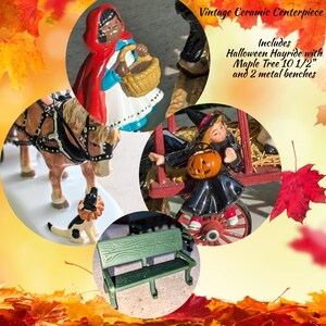 Dept 56 Halloween Hayride Bundle-autumn Centerpiece-horse Drawn Wagon ...