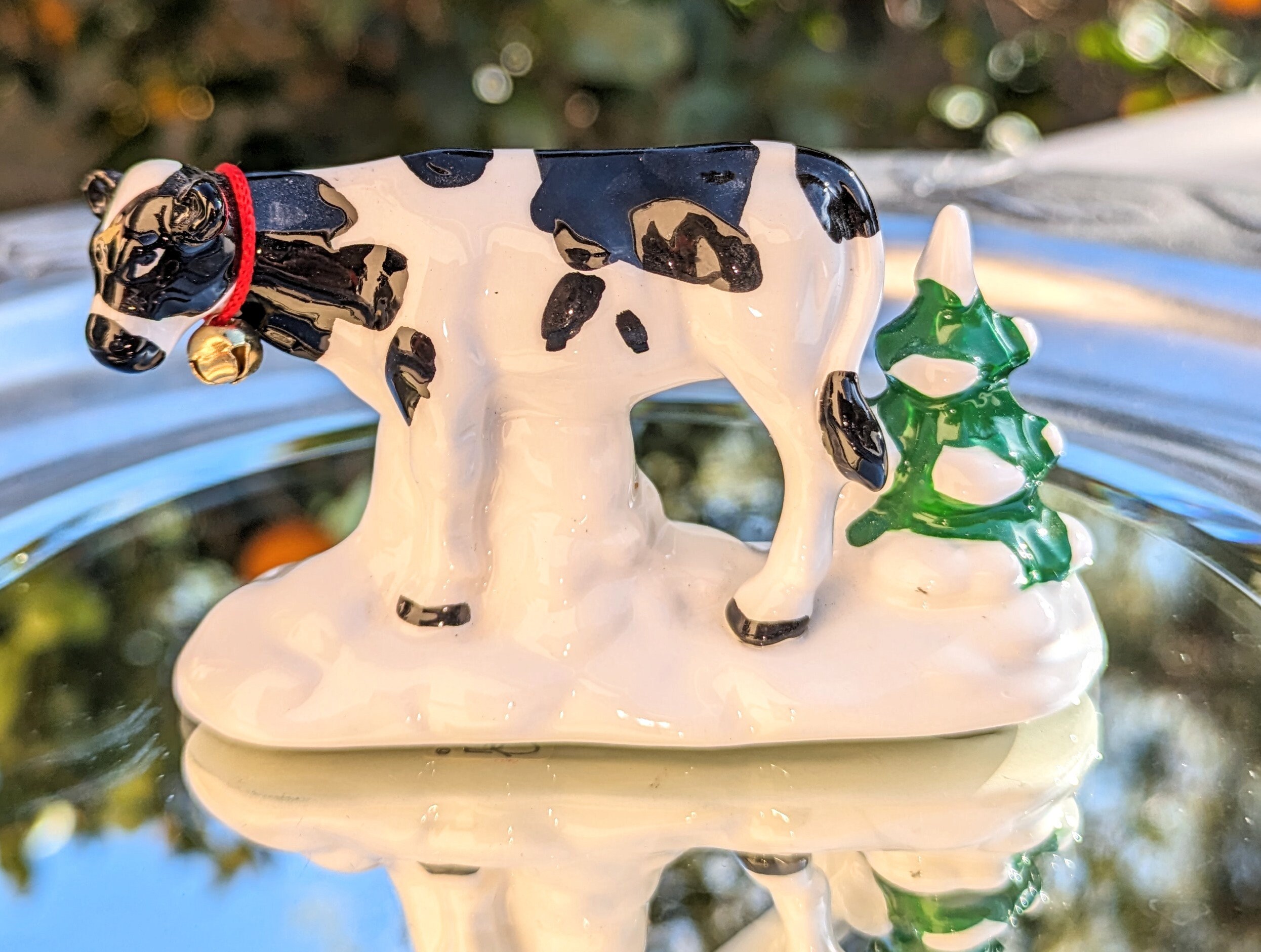 Dept 56 Dairy Calf-ceramic-farm Animal-snow Village-holiday Heifer ...