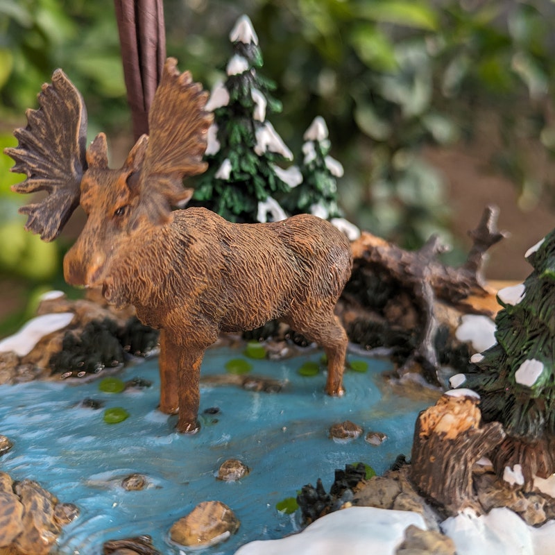 Moose Figurine - Etsy