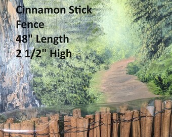 Miniature 2 1/2" High Stick Fence/ladder 44 Inches Length - Fairy ...
