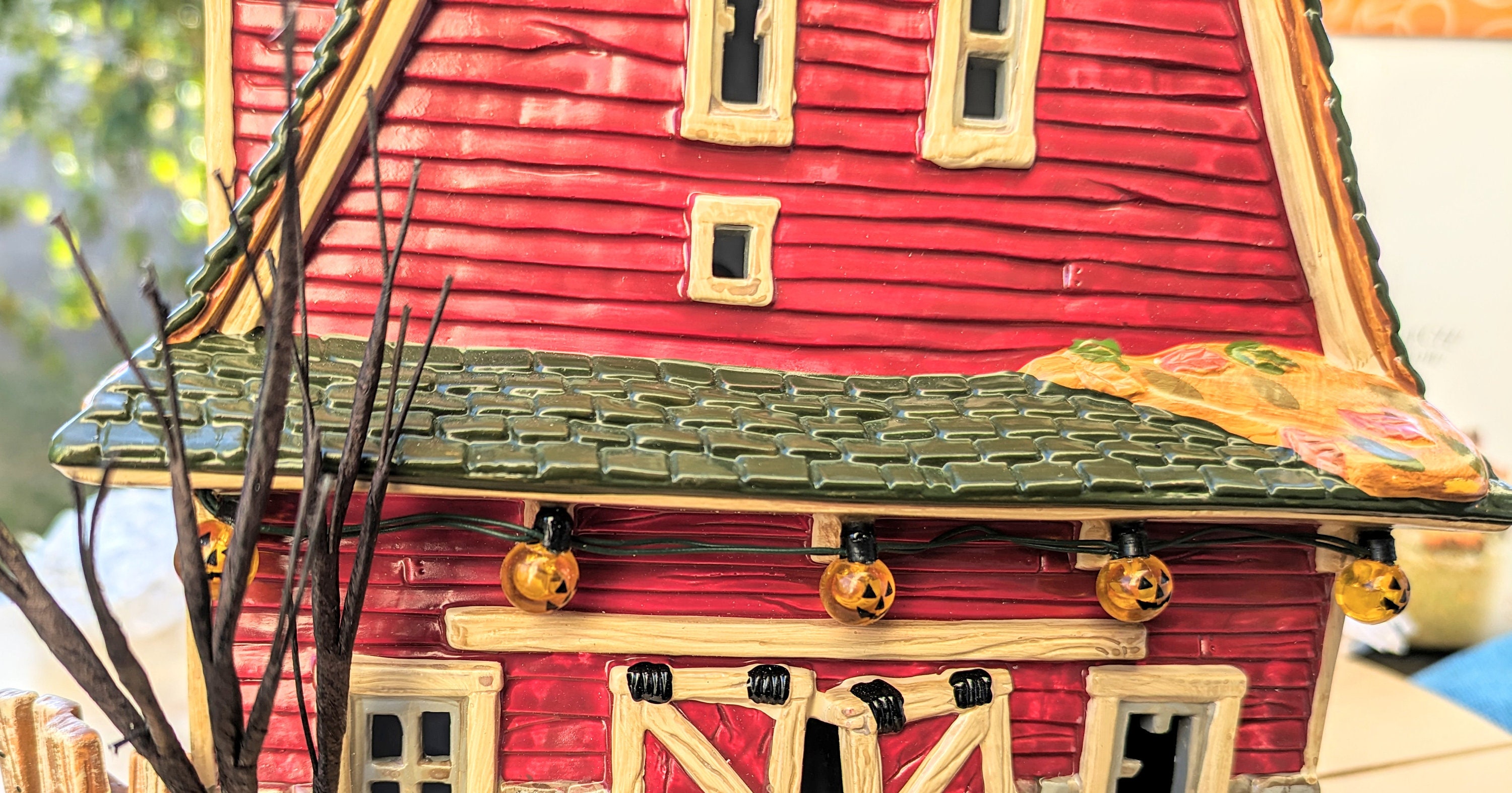 Dept 56 Haunted Barn-halloween Barn-snow Village-55060 Red Barn-farm ...