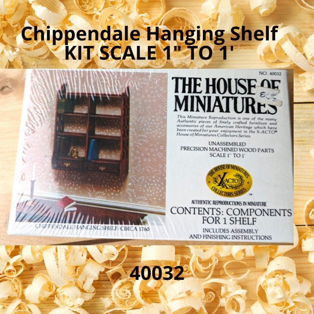 40032 Chippendale Hanging Shelf -the House of Miniatures-miniature ...