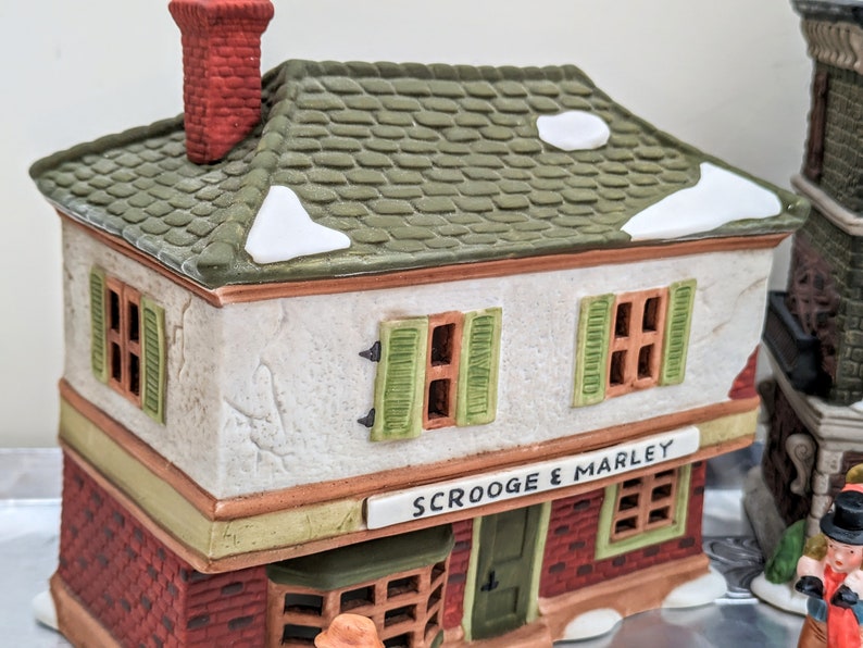 Dept. 56 Bundle Christmas Carol Series-the Flat of Ebenezer Scrooge ...