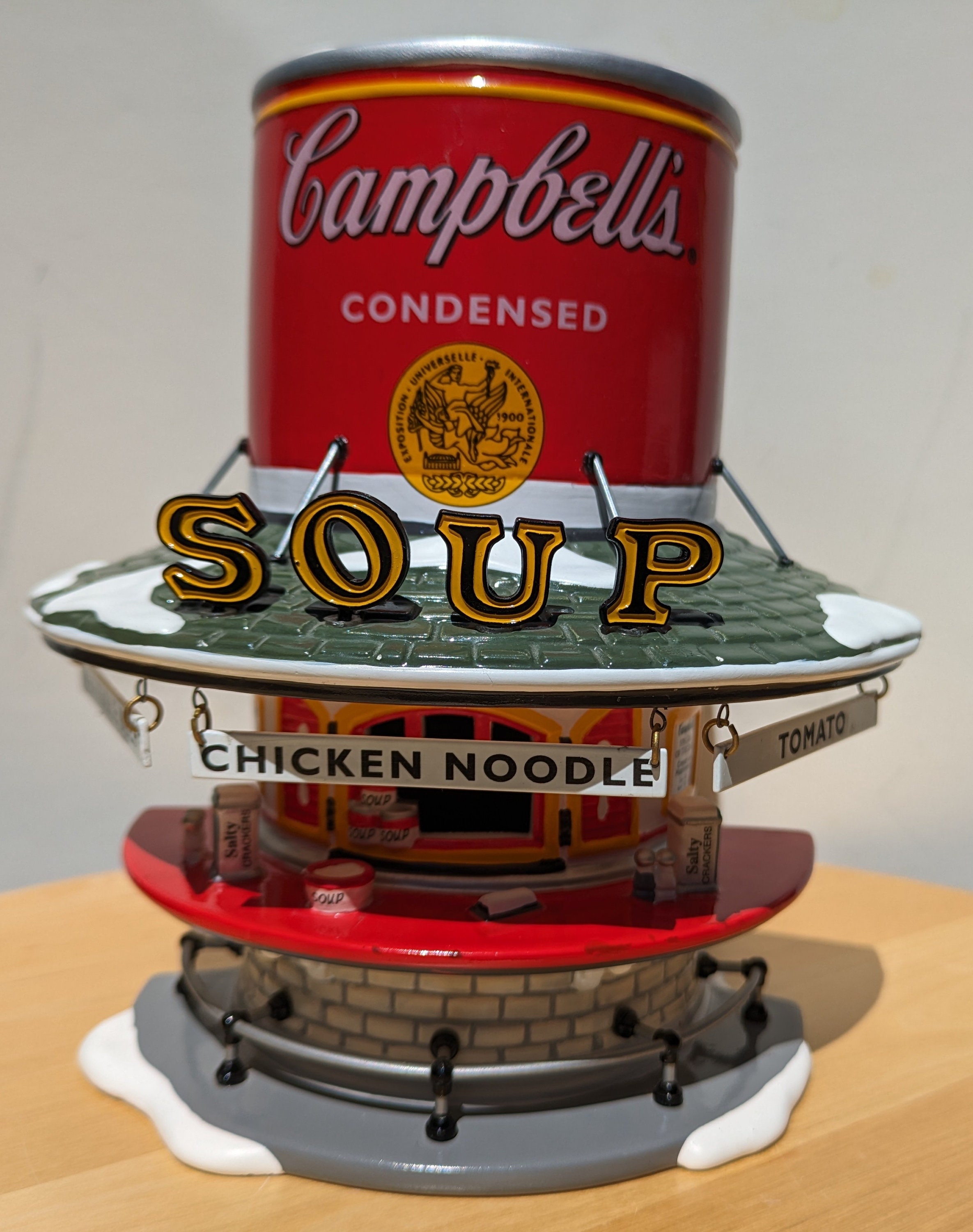 Dept 56 Campbell's Soup Counter Centerpiece Snow Village-christmas ...