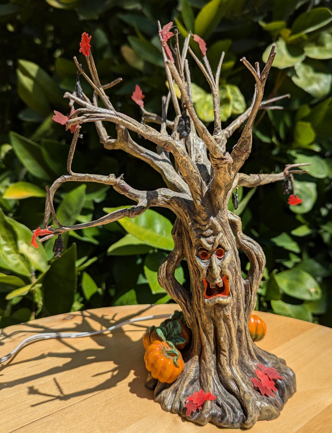 Dept 56 Lit Spooky Tree 52896-train Accessory-halloween Scary Tree ...