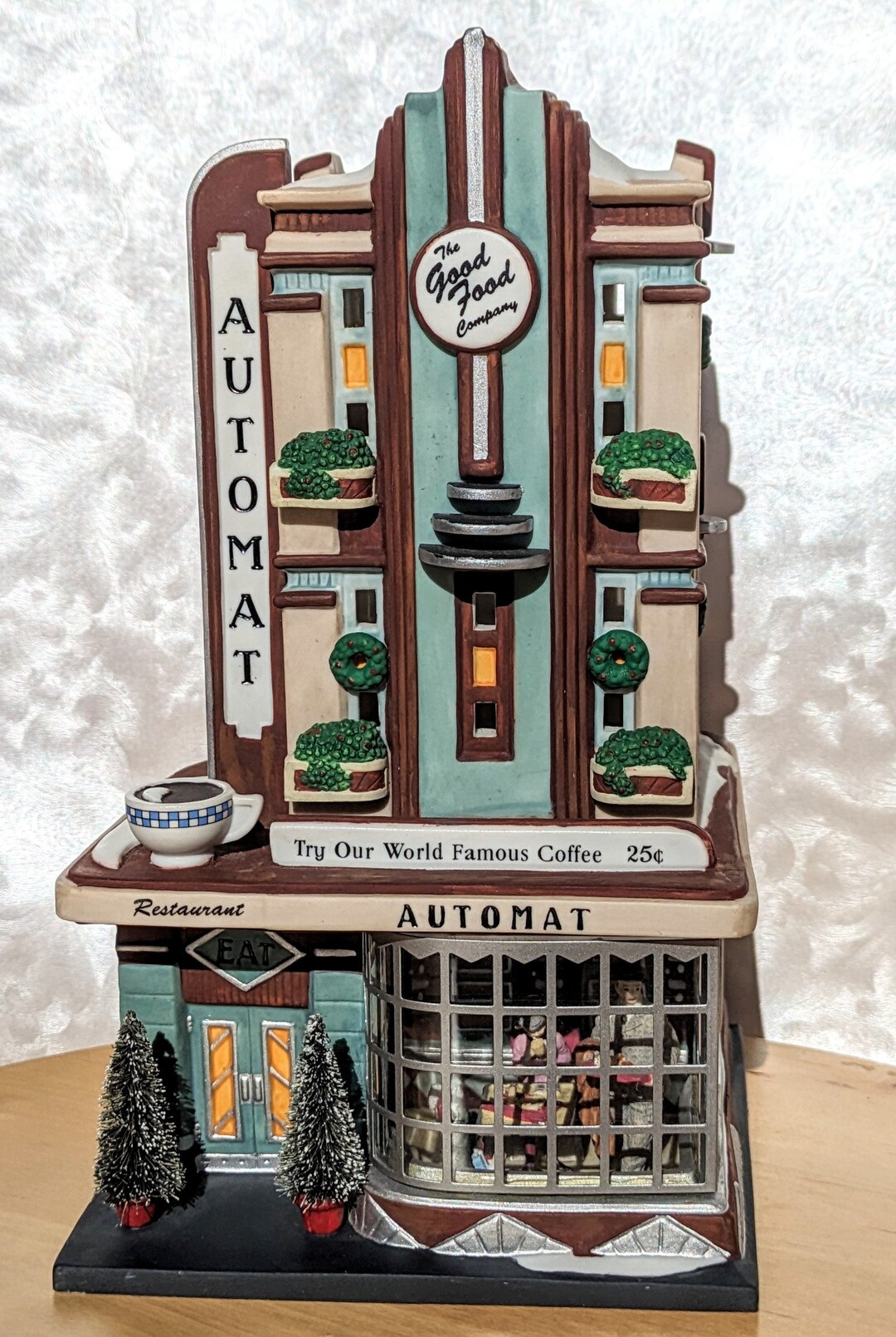 Dept 56 Porcelain Clark Street Automat-christmas in the City ...