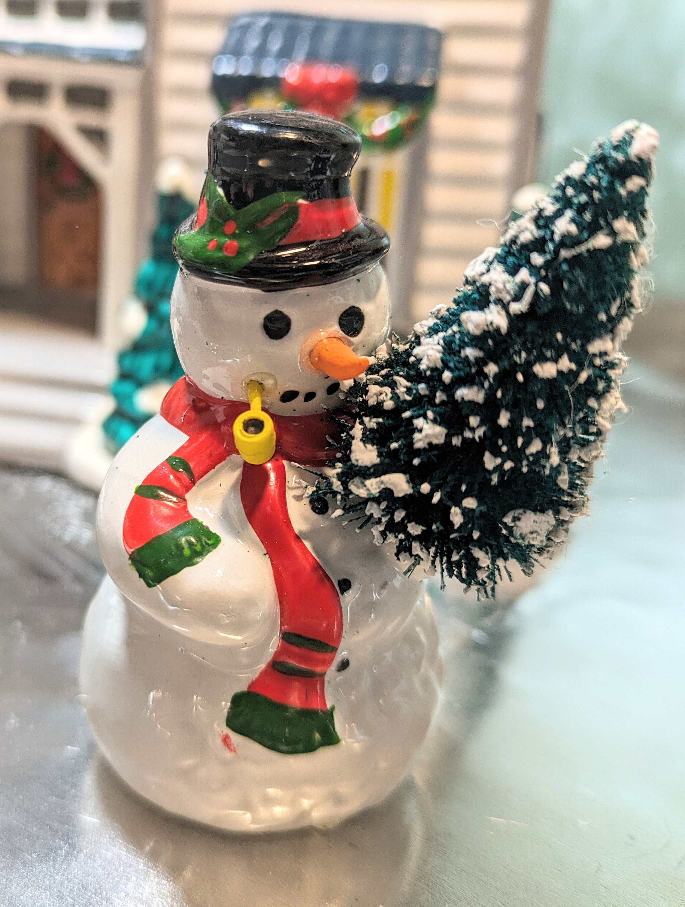 Dept 56 Vintage Snowman 2 3/4 H Top Hat-carrot Nose-corn Pipe Single ...