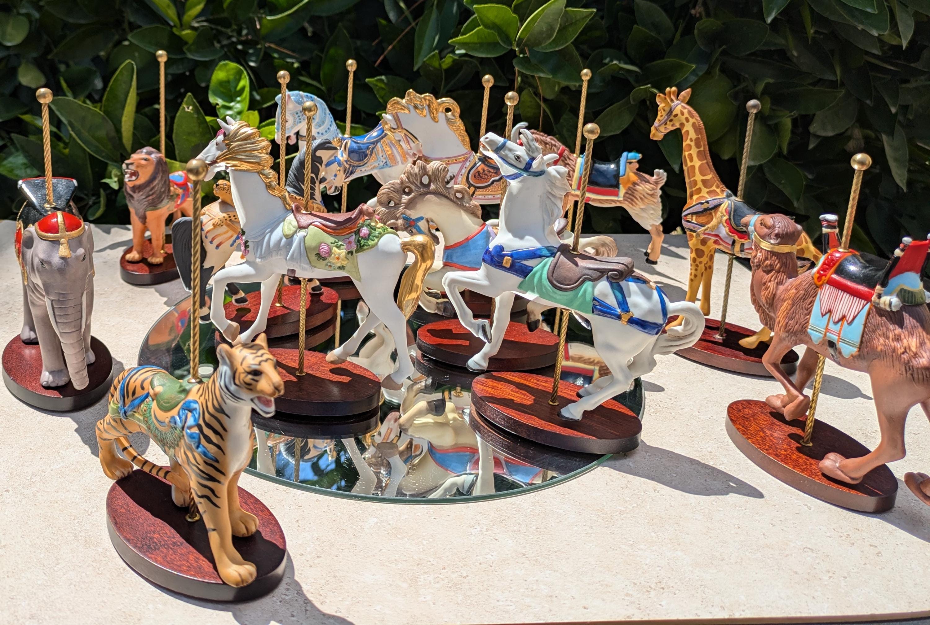 Vintage Carousel Animals-franklin Mint-the Treasury of Carousel Art-1st ...