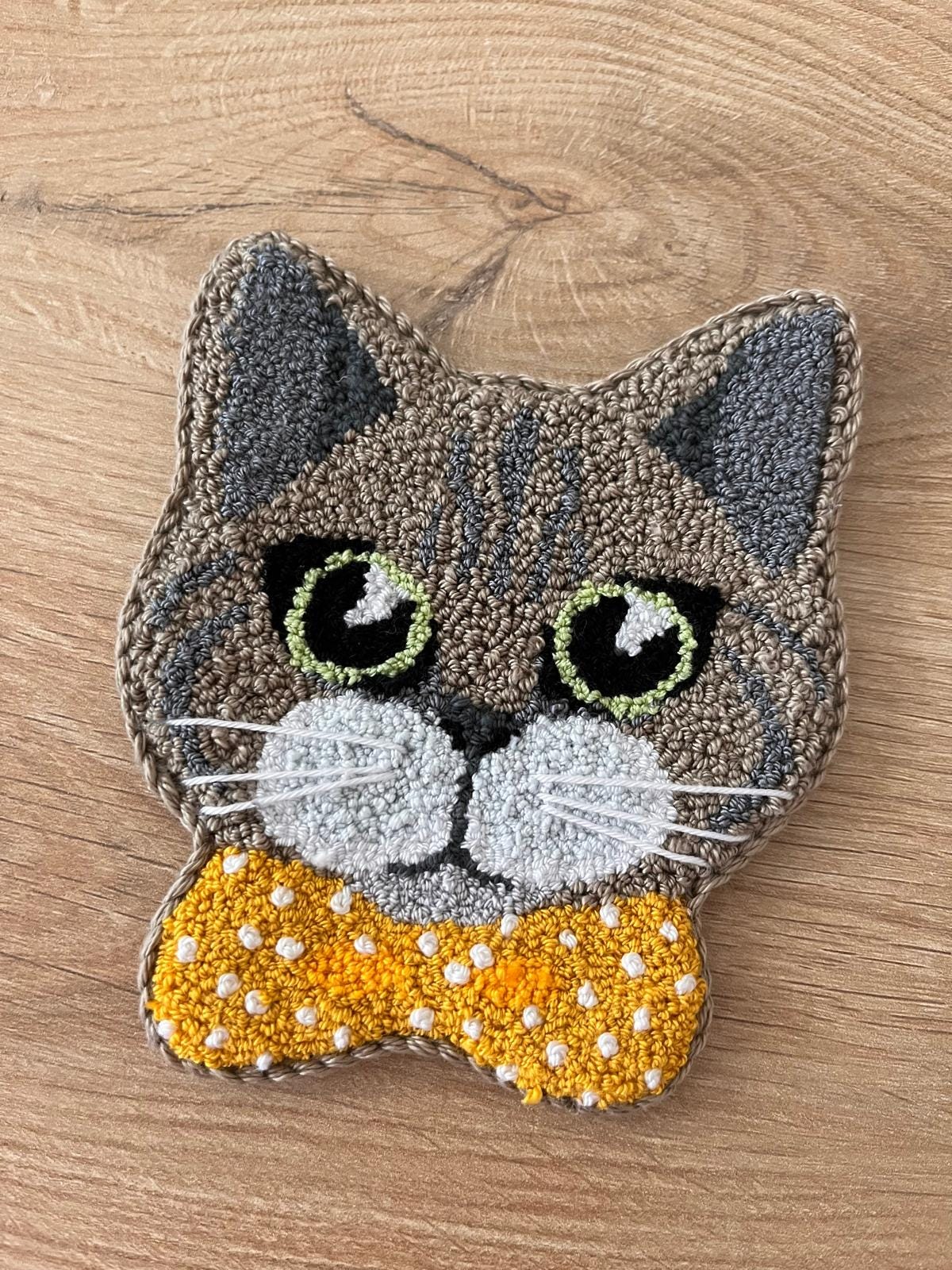 Punch Embroidery, Punch Yarn, Punch Needle Kit, Punch Needle Coaster ...