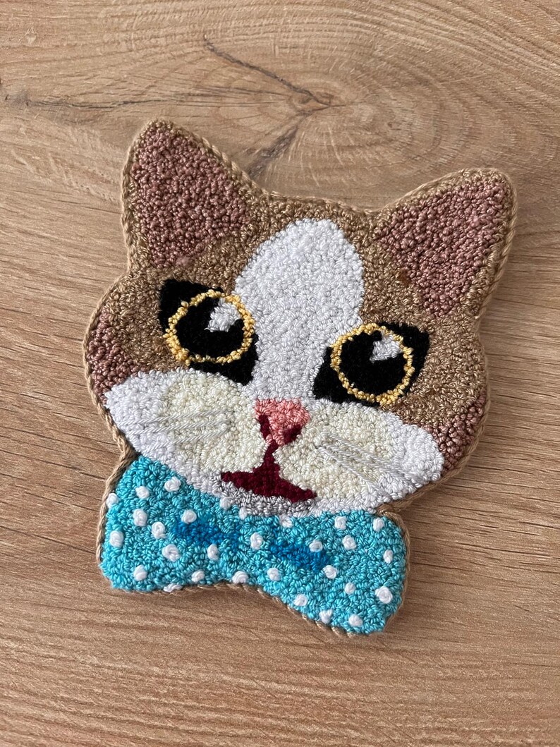 Punch Embroidery, Punch Yarn, Punch Needle Kit, Punch Needle Coaster ...