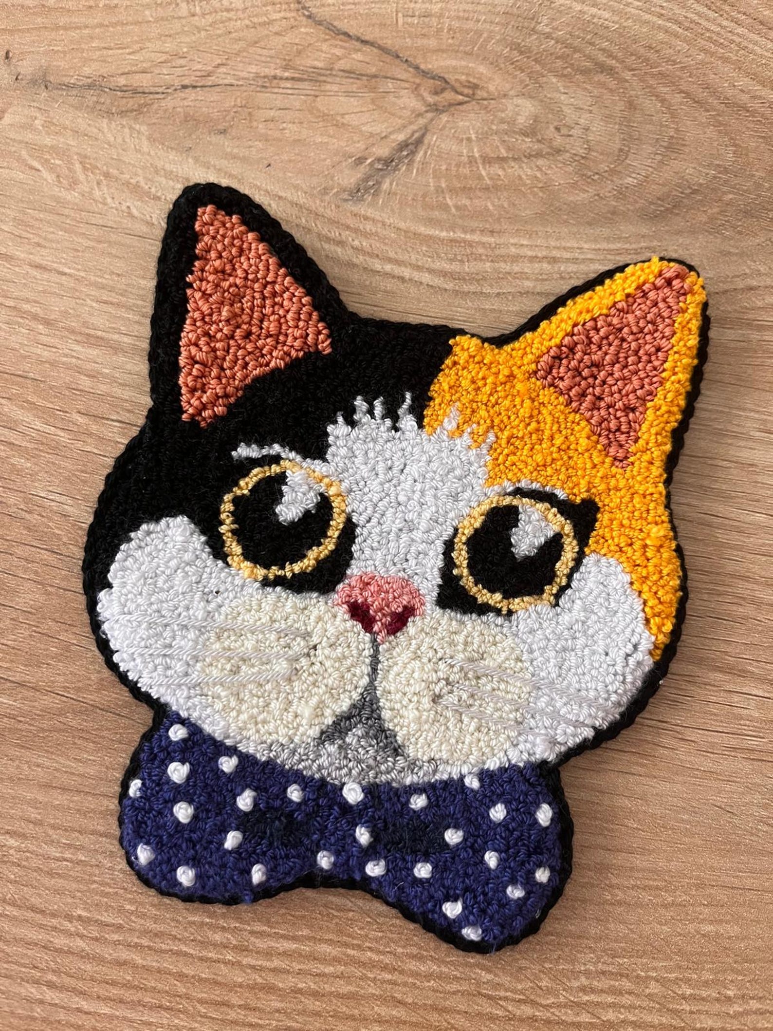 Punch Embroidery, Punch Yarn, Punch Needle Kit, Punch Needle Coaster ...