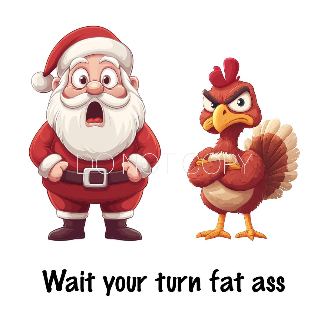 Wait Your Turn Fat Ass PNG Digital Download File - Etsy