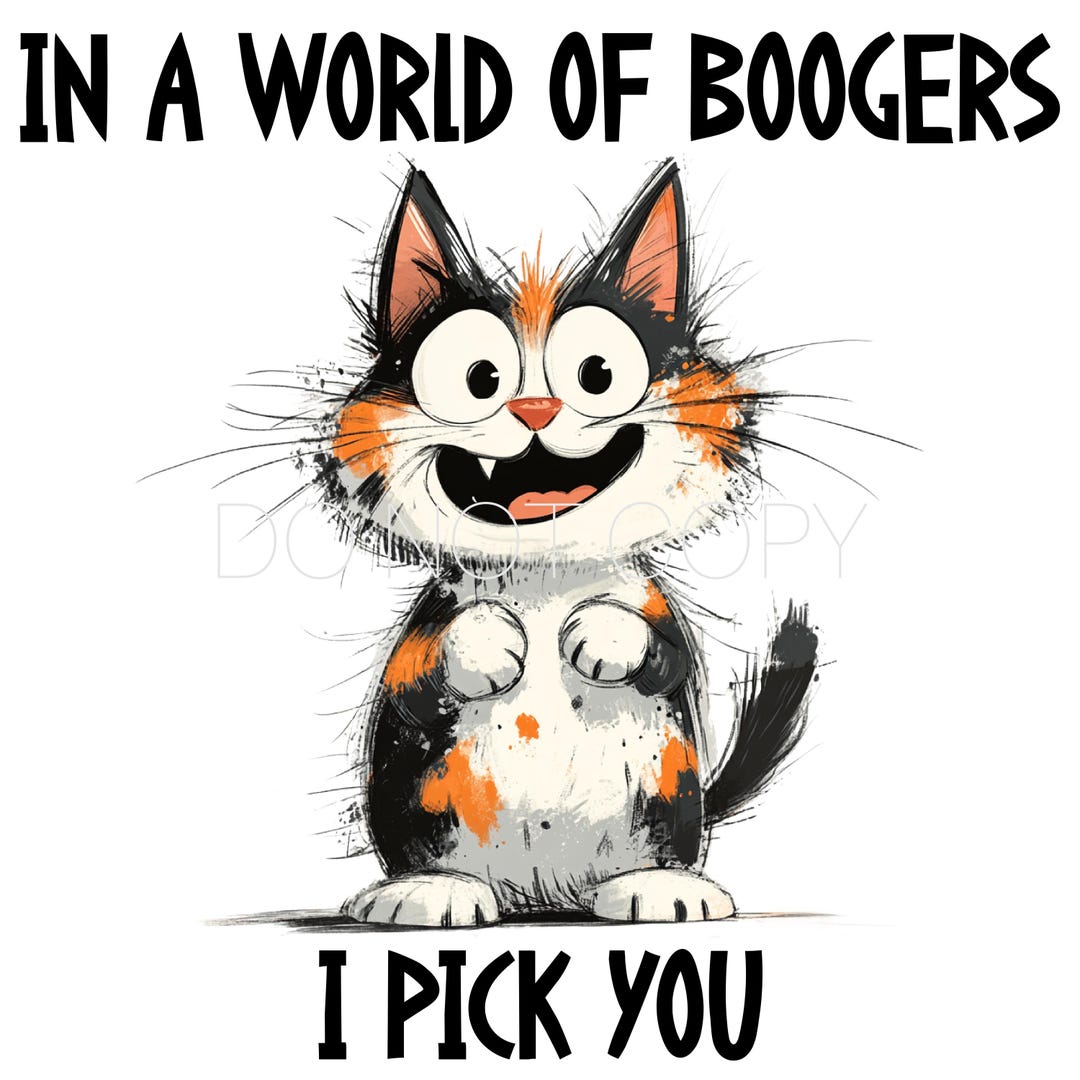 In A World of Boogers I Pick You PNG Digital Download File - Etsy