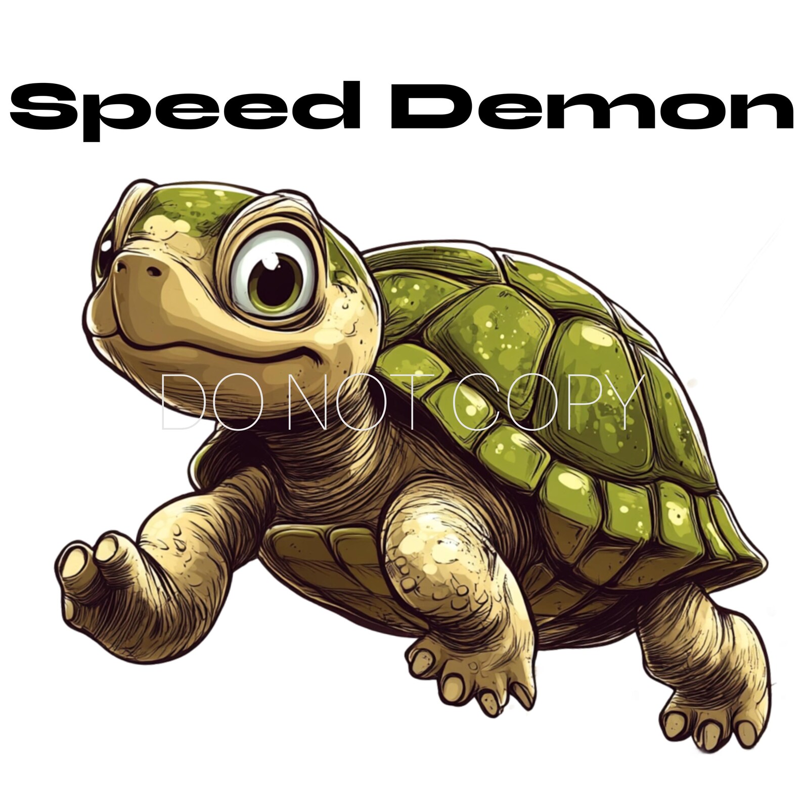 Speed Demon Turtle PNG Digital Download File - Etsy