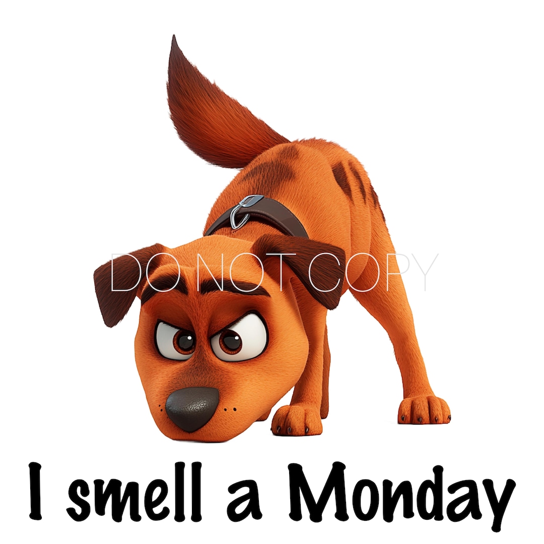 I Smell A Monday PNG Digital Download File - Etsy