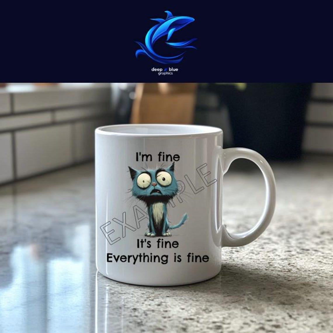 I'm Fine It's Fine Everything is Fine PNG Digital Download File - Etsy