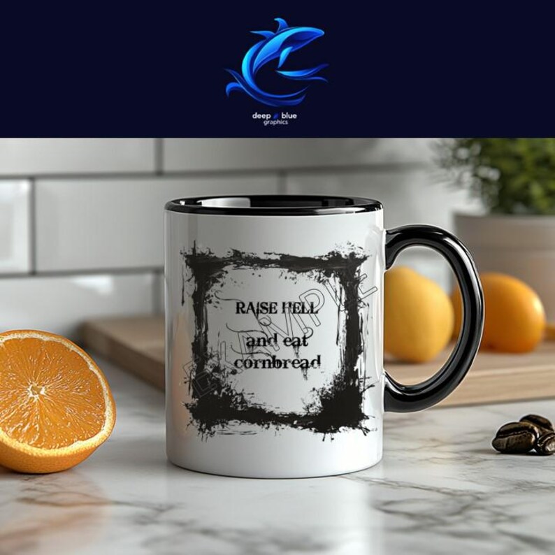 Raise Hell and Eat Cornbread PNG Digital Download File - Etsy