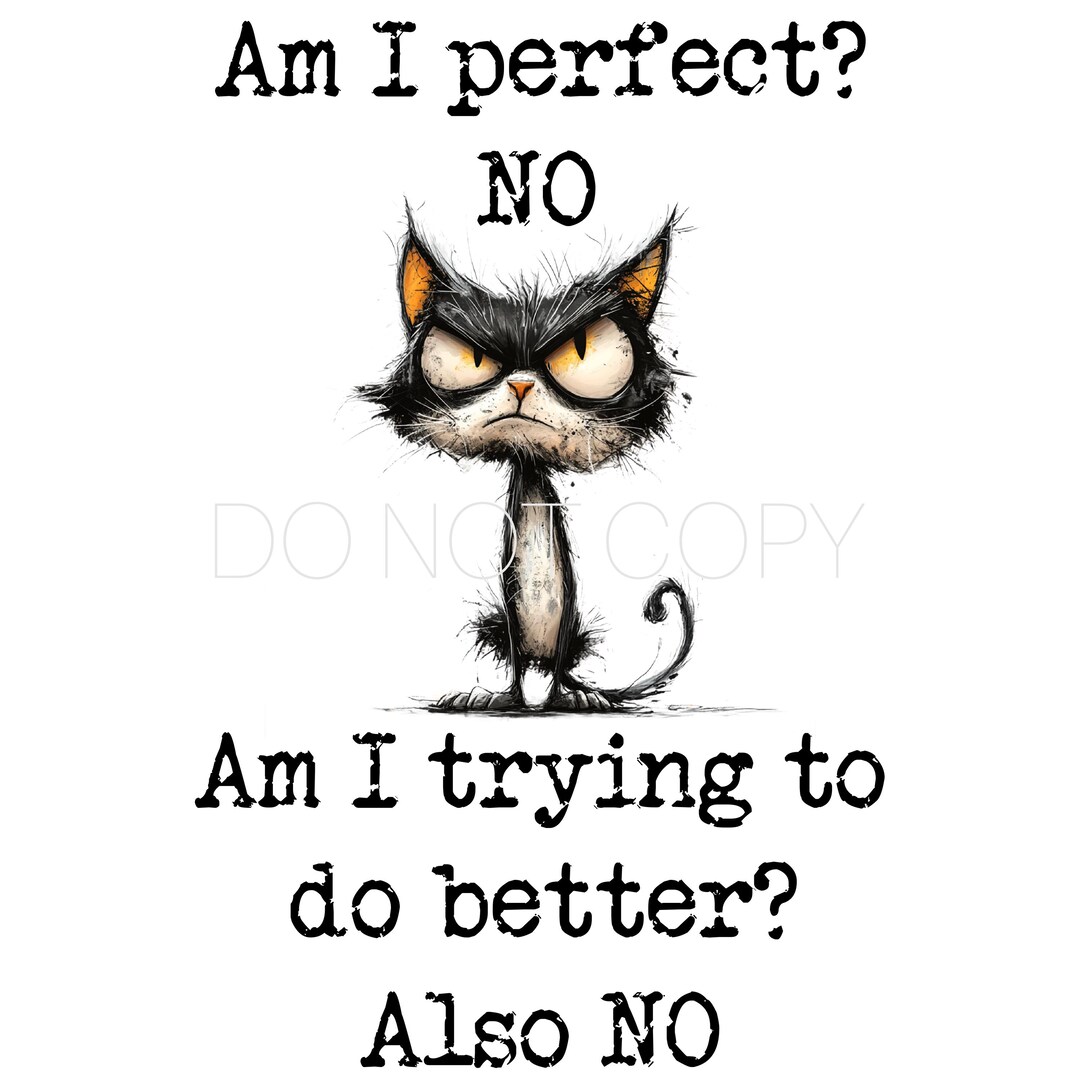 Am I Perfect PNG Digital Download File - Etsy