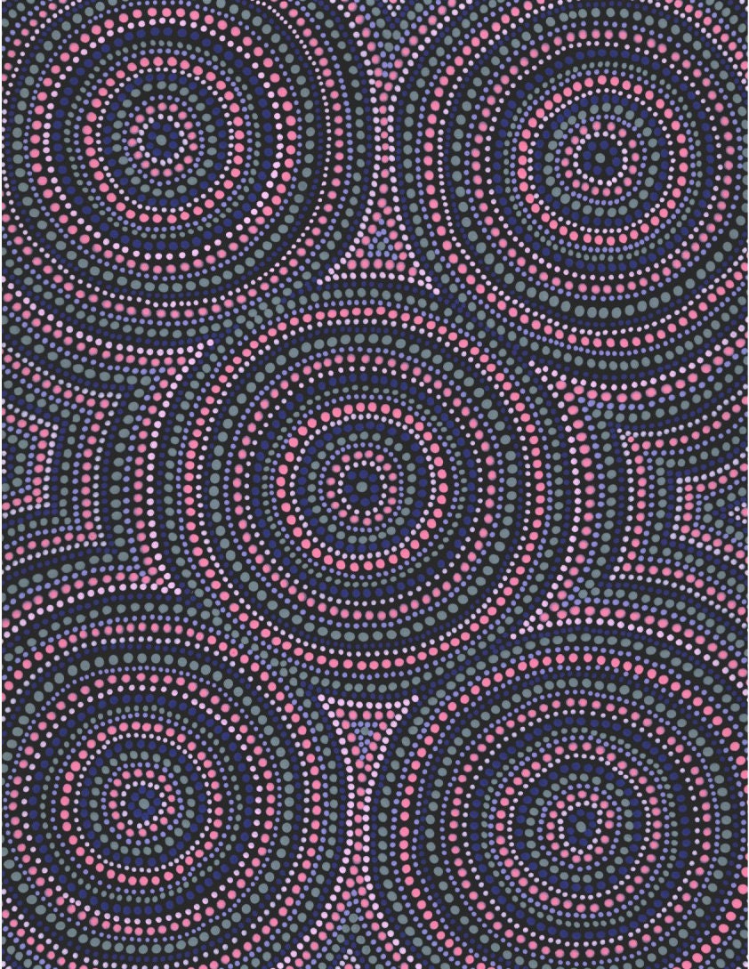 Hand-dotted Backgrounds Inspired by Aboriginal Art-digital Downloads-5 ...