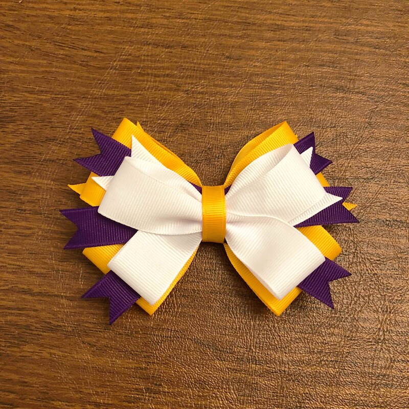 Pom Pom Hair Bows - Etsy