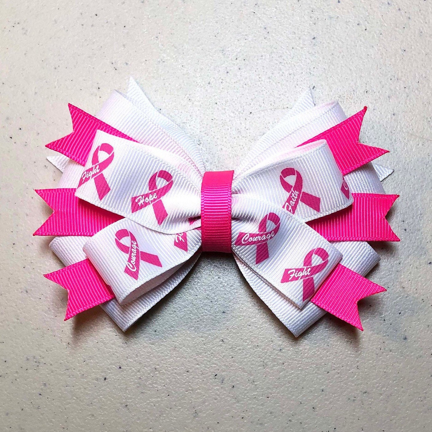 Hot Pink Cancer Ribbon