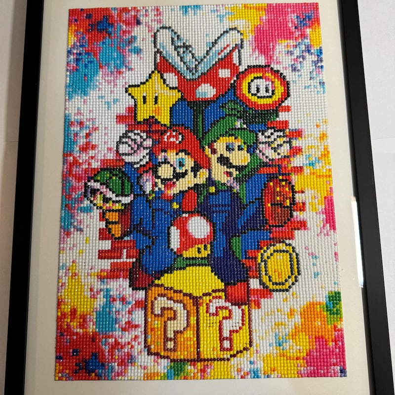 Super Mario Diamond Painting - Etsy