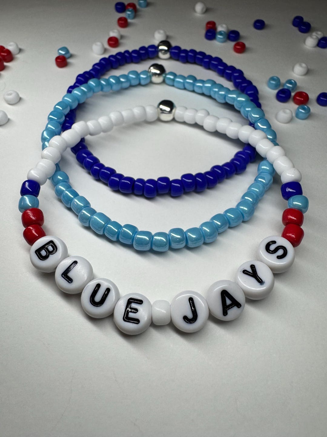 MLB - Toronto Blue Jays Inspired 3-pack Bracelets | Custom Canadian Fan ...
