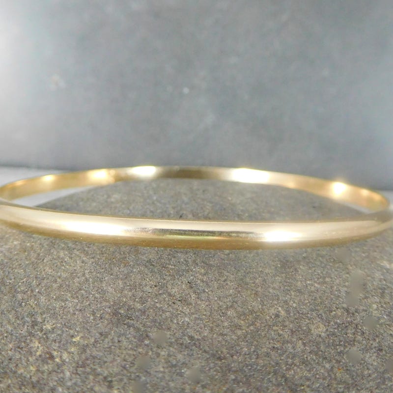 Gold Bangles Large Size - Etsy
